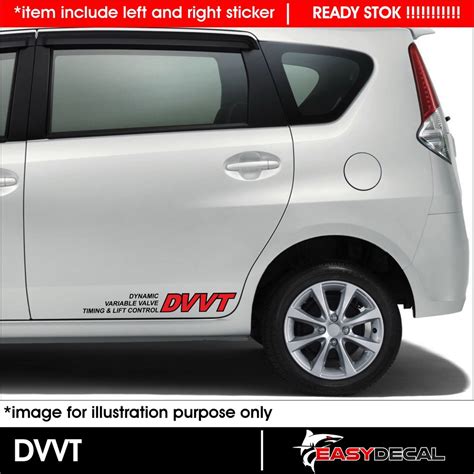 Dvvt Sticker Sticker Kerete Cutting Sticker Dual Vvt Sticker