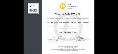 Alberto Ruiz Moreno On Linkedin Lpi Pearsonvue Softwareengineering Git Jenkins Ansible