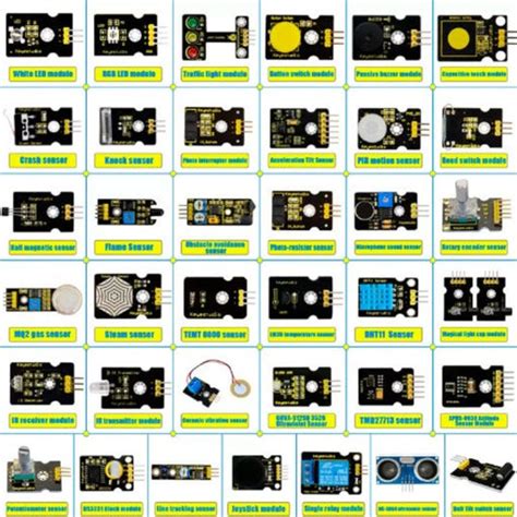 Kit 37 Em 1 Starter V20 Arduino Keyestuido Sem Placa Abc Escolar