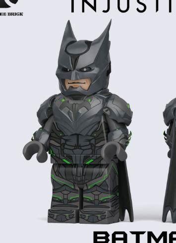 Herobloks Batman Injustice 2 Kryptonite Suit Mr Tree Brick