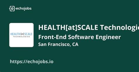 Hiring Front End Software Engineer Usd 135k 195k San Francisco Ca