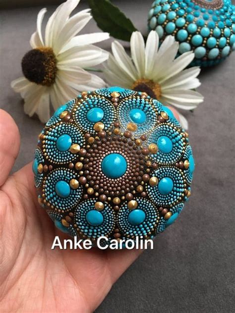 Taş Boyama Sanatı Nokta Boyama Mandala Art Noktalar