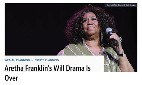 Aretha Franklins Will Drama Is Over Mike Bennett