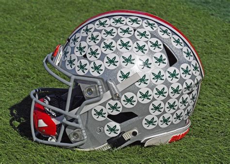 Ohio State Football Helmet Buckeye Leaves The Ozone
