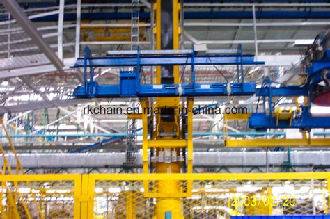 China Overhead Chain Conveyor System Load Bar Chain Trolley Trolley