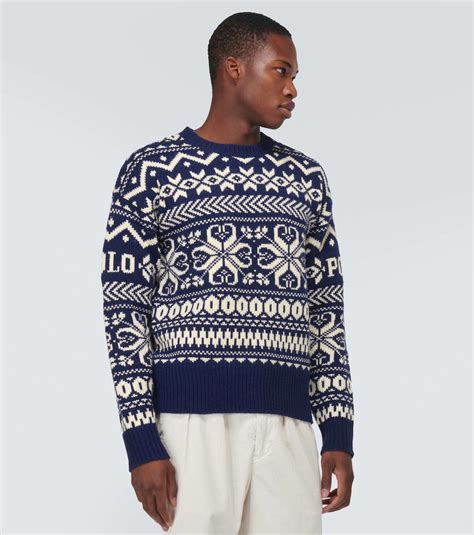 Polo Ralph Lauren Snowflake Wool Blend Sweater Polo Ralph Lauren