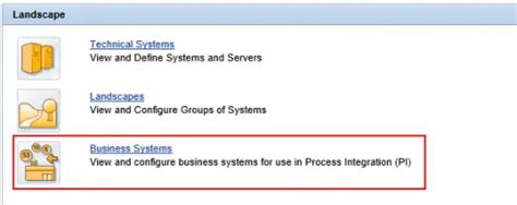 Register Sap Abap System In Sld Sap Integration Hub