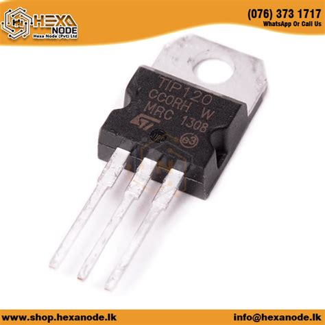 Tip120 To220 60v 5a Npn Darlington Transistor Hexa