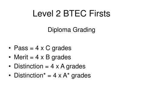 Ppt Level 2 Btec Firsts Powerpoint Presentation Free Download Id