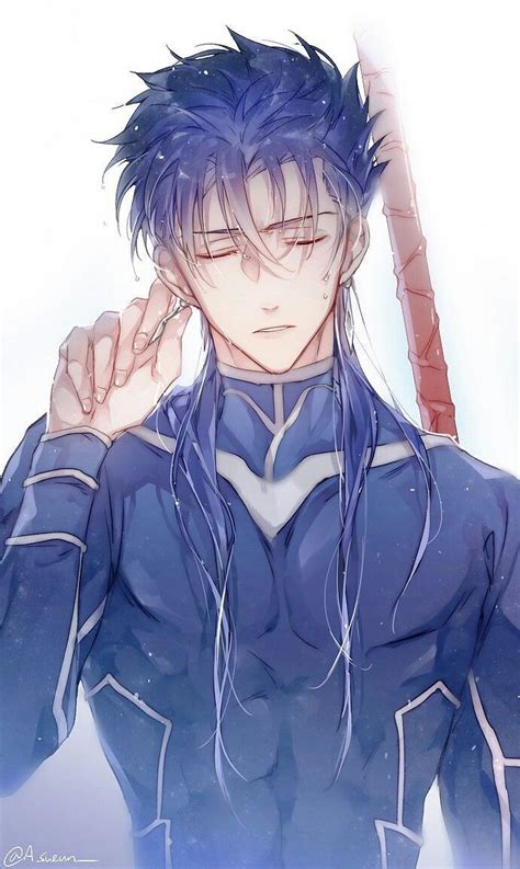 Pin By Namida Nora On Fate Cú Chulainn Anime Manga Drawing