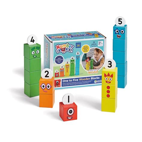 Learning Resources Numberblocks One To Five Wooden Blocks Wood