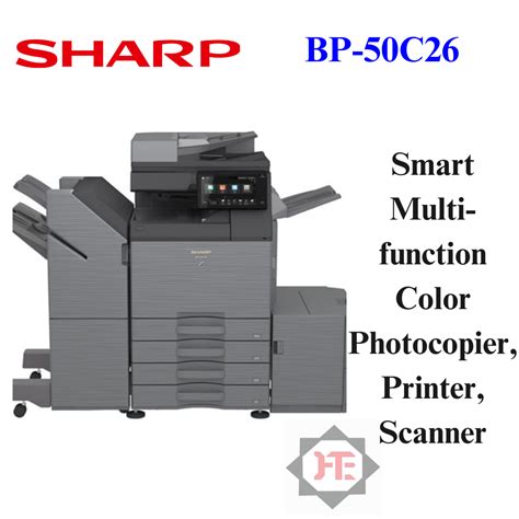 Sharp Bp 50c26 Auto Duplex Photocopier Printer Scanner