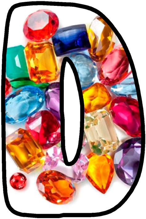 Bubble Letter D Creative Alphabet Design