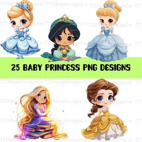 Princesa Bebé Png Princesa Png Archivos Cricut Bebé Cenicienta Png