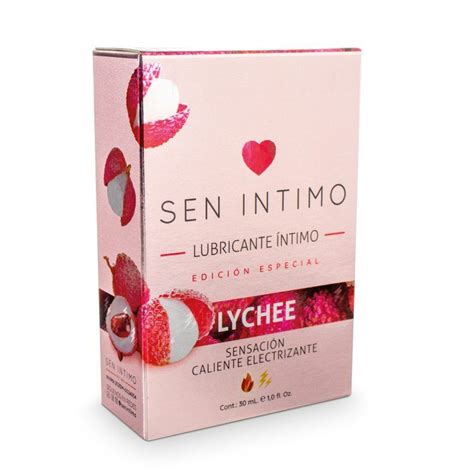 Lubricante Intimo Caliente Sabor Lycheé Sex Shop Sensótika