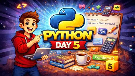 Python Day 5 🔥 Start Your Python Journey Today Youtube