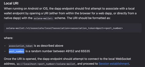 Spec Feedback Do Dapps Need To Pick A Port · Issue 212 · Solana
