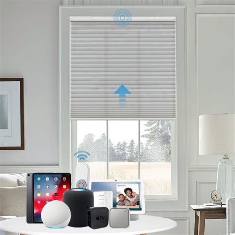 Smartwave Motorized Light Filtering Cellular Shades Venus