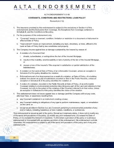 Page 32 Alta Endorsements Guide