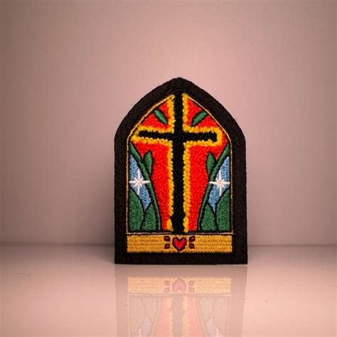 Stain Glass Window Patch Dolife Attached