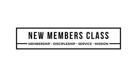 Membership Class — Coggin Church