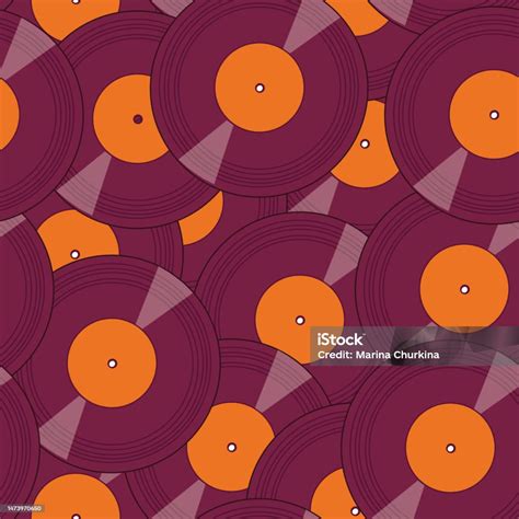 Vinyl Record Disc Pattern Stock Illustration Download Image Now
