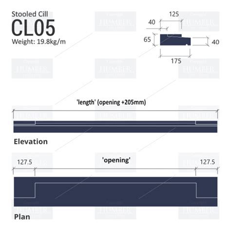 Stooled Cill Cl05 Cills And Heads Online