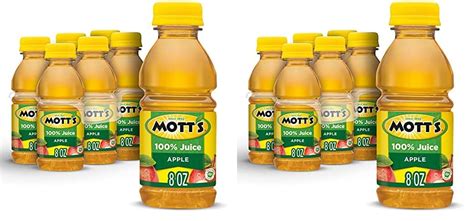 Motts 100 Original Apple Juice 8 Fl Oz Bottles 12 Pack