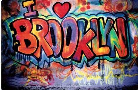 Colorful Graffiti In Brooklyn New York