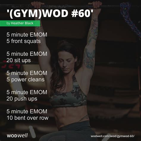 Gym Wod 60 Workout Coach Creation Wod Wodwell Crossfit