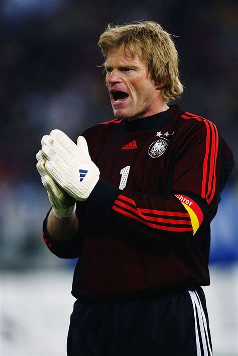 Gelsenkirchen November 15 Oliver Kahn Of Germany In Action During