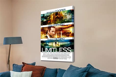 Limitless Movie Poster Canvas Print Canvas Prints Perth
