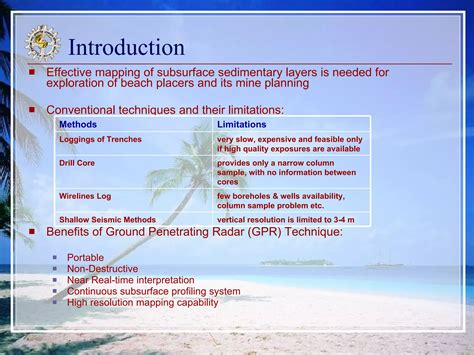 Application Of Ground Penetrating Radar In Subsurface Mapping Ppt