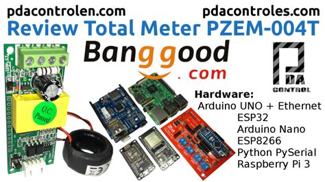 Meter PZEM 004T With Arduino ESP32 ESP8266 Python Raspberry Pi PDAControl