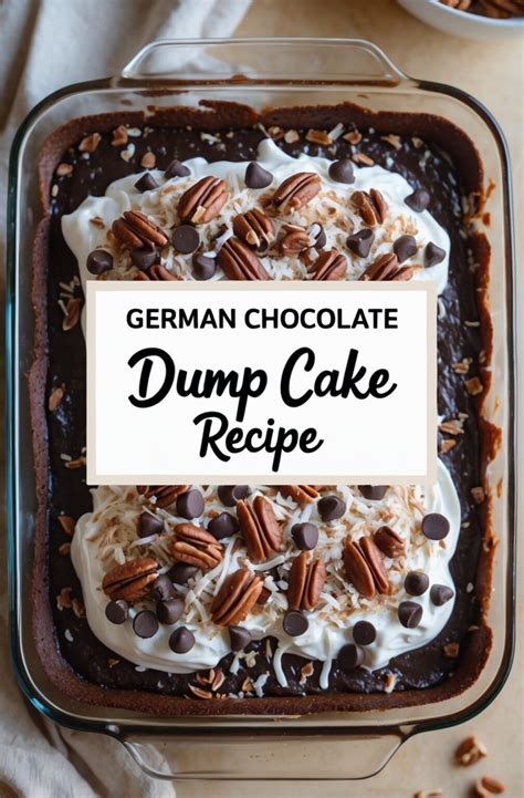 German Chocolate Dump Cake Recipe Easy Gooey And Full Of Flavor