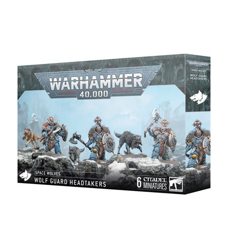 Warhammer 40k Space Wolves Wolf Guard Headtakers Little Shop Of Magic