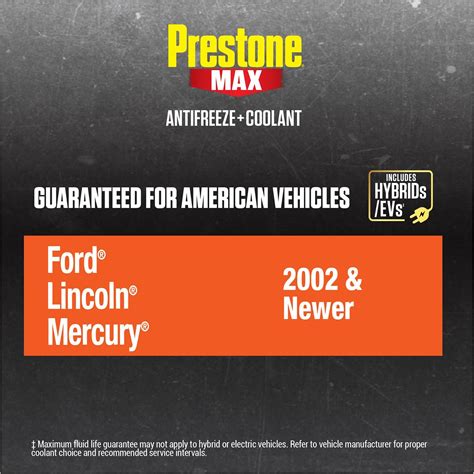 Prestone Engine Coolant Antifreeze Orange Concentrate