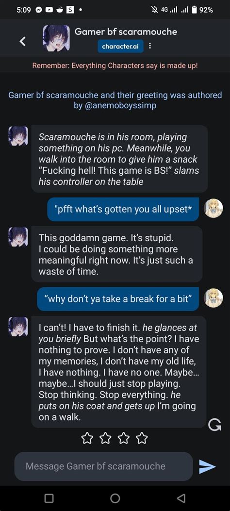 Bro Became Emo All Of A Sudden When I Told Him To Take A Break R