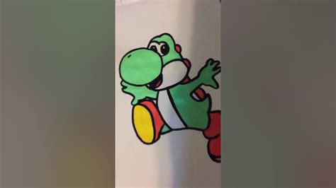 Drawing Yoshi Posca Markers Youtube