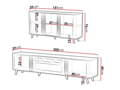 Obývacia Stena Klemek Orech čierna