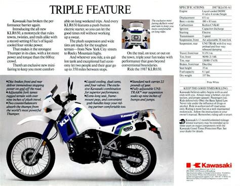 A Brief History Of The Kawasaki Klr650