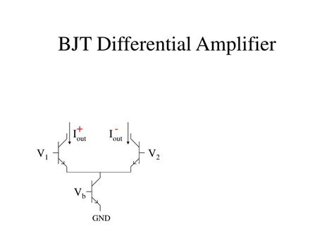 Differential Amplifier Using Bjt Ppt At Paige Cremean Blog