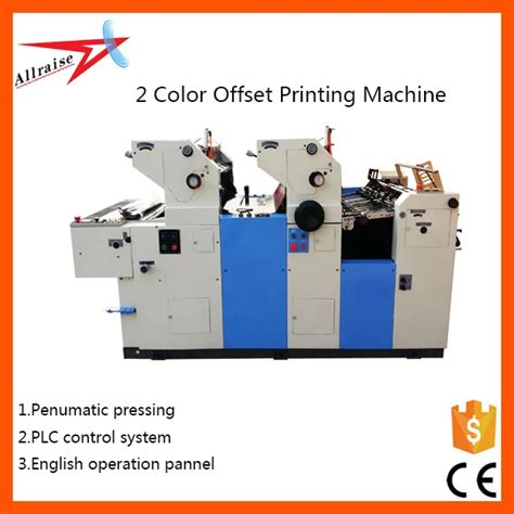 automatic 2 color offset printing machine a3 offset printers machine