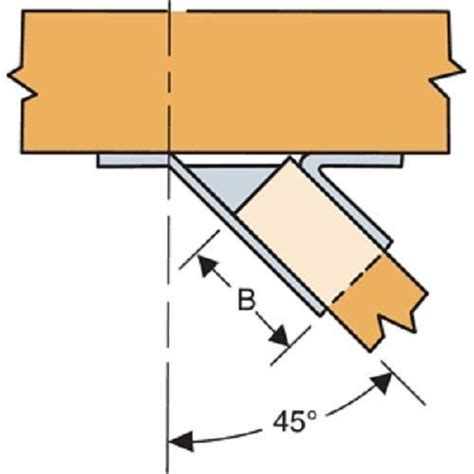 Simpson Strong Tie Hsur51214 I Joist Hanger Skew Right G90