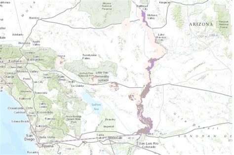 Elf Owl Species Distribution Model Drecp Data Basin