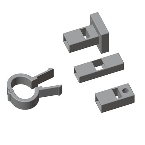 🔒 Bdsm Self Locking No Escape Cuffs Complete System Wrist Ankle Elbow・ Stl File For 3d