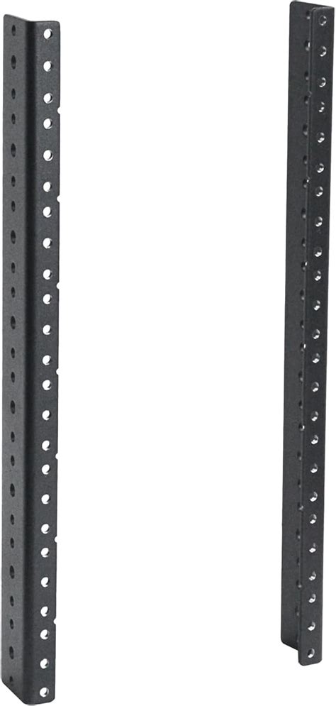 Riveco 2 Pcs 8u Rack Rails Tapered Holes Rack Mount Rails