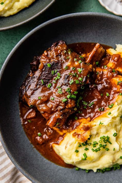 Red Wine Braised Short Ribs So Much Food
