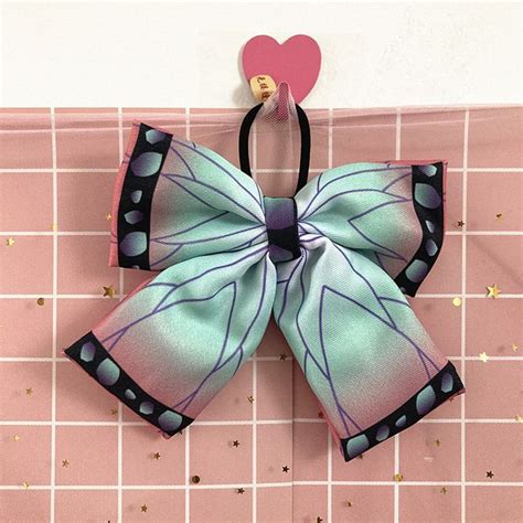 Shinobu Kocho Hair Band Kawaii Hair Clips Hair Bows Bow Hair Clips