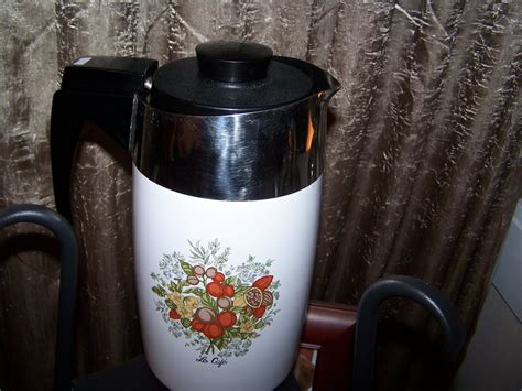 Corning Ware Electric Percolator 10 Cup Coffee Pot With Cord